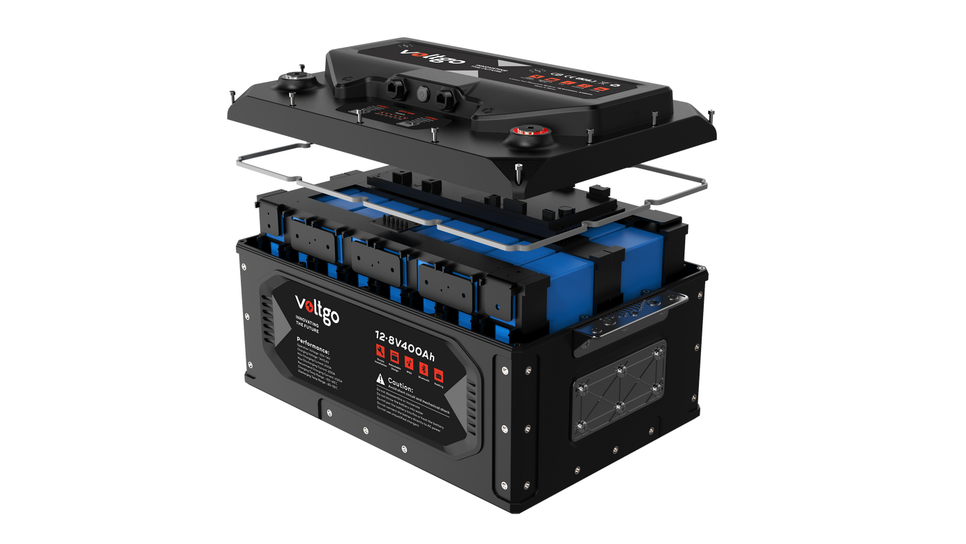 VoltGo 12.8V 400Ah LiFePO₄ Multipurpose Battery