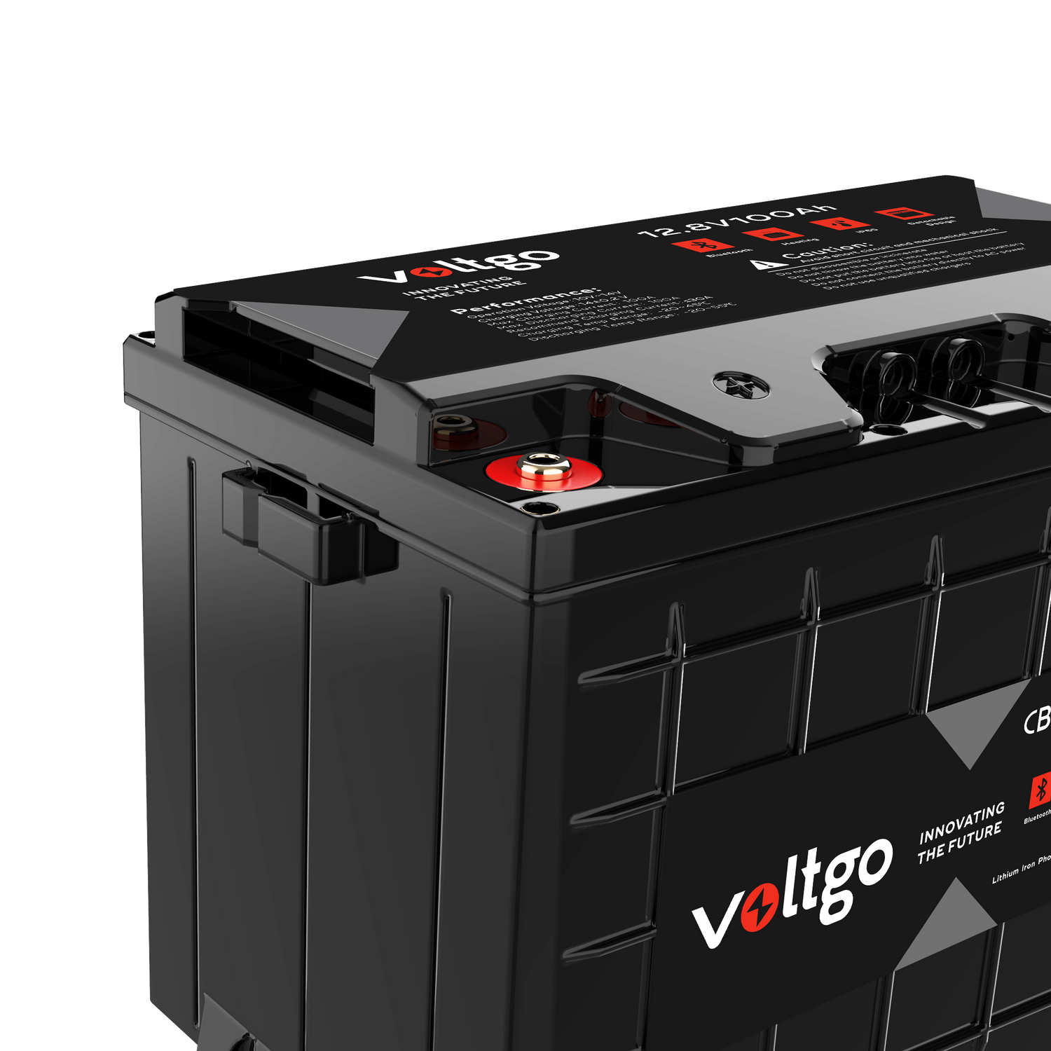VoltGo 12.8V 100Ah LiFePO₄ Battery – Elite Series, Off-Grid Power